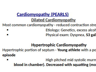 PANCE Cardio Smarty OUTLINE AND Cardiology exam #1 OVERVIEW | Teaching ...