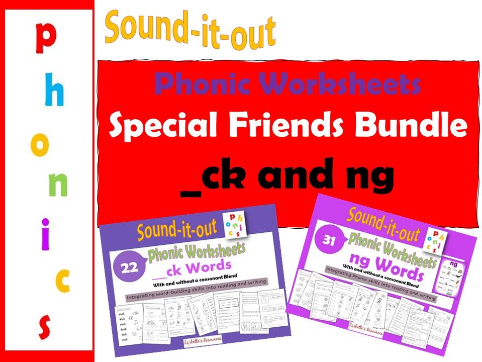 ck/ng Phonic Worksheets Bundle | Teaching Resources