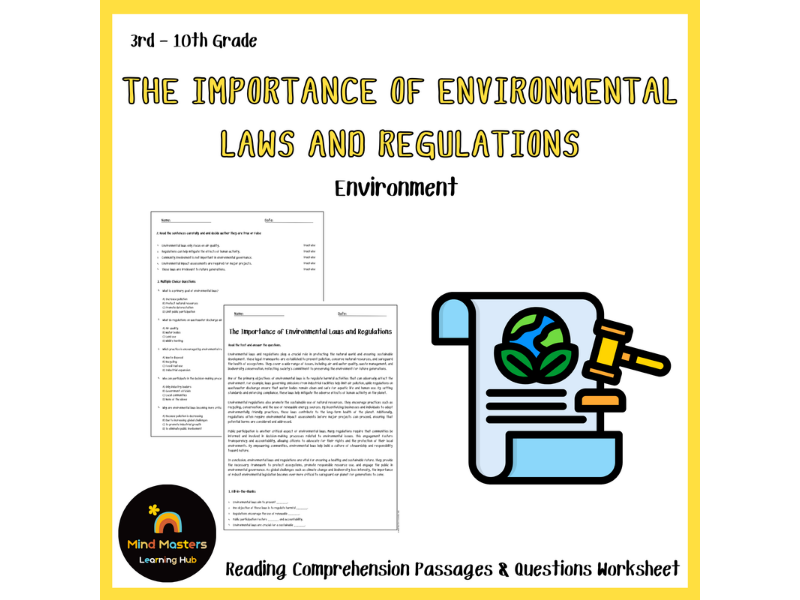 The Importance of Environmental Laws and Regulations Reading ...