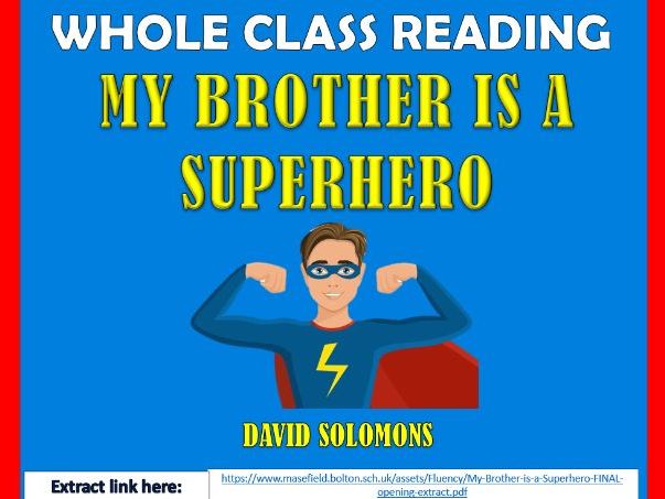 My Brother is a Superhero - Whole Class Reading Session! | Teaching ...