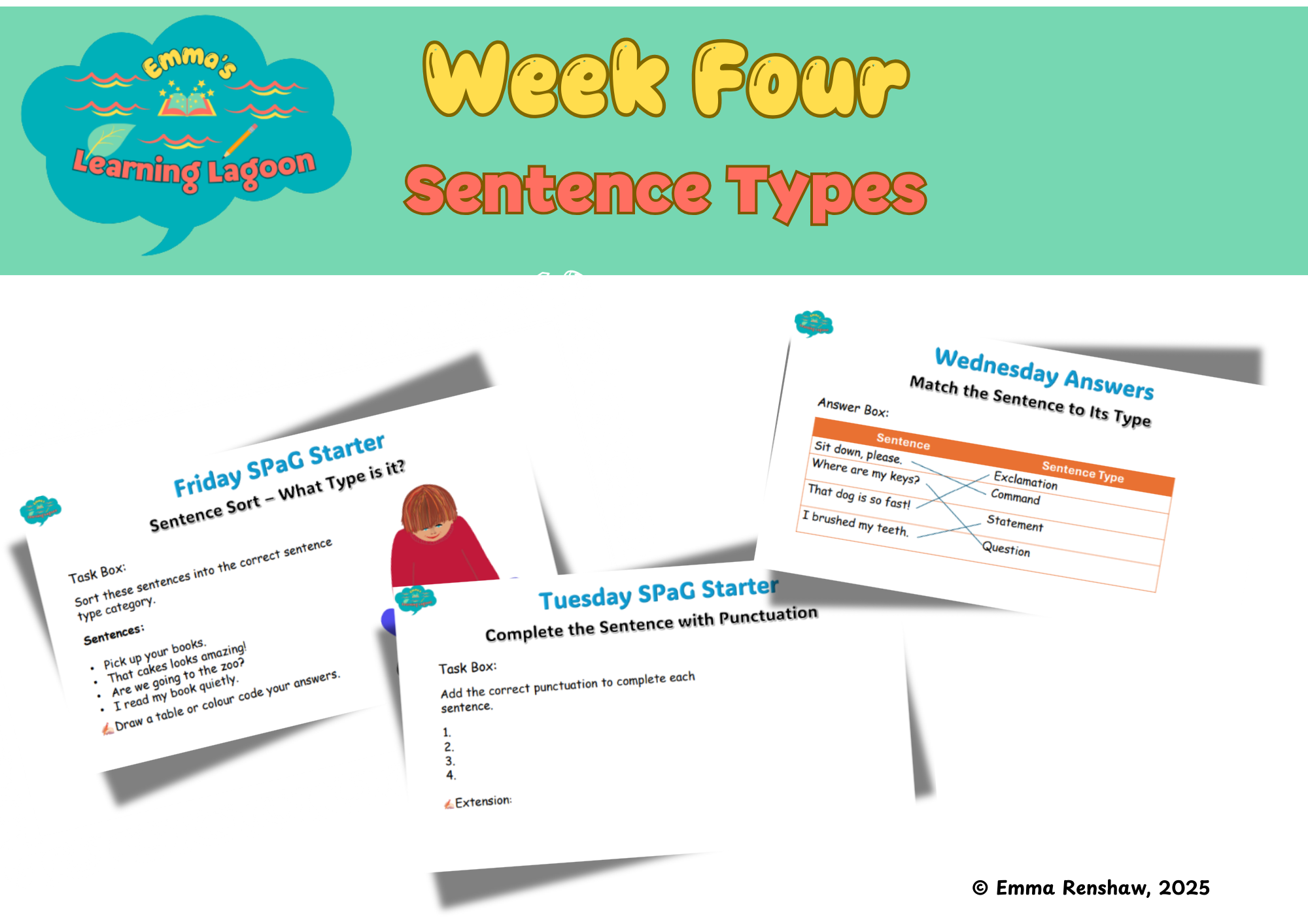 Year 3 SPaG Starters - 6 Week PPT Pack | Teaching Resources