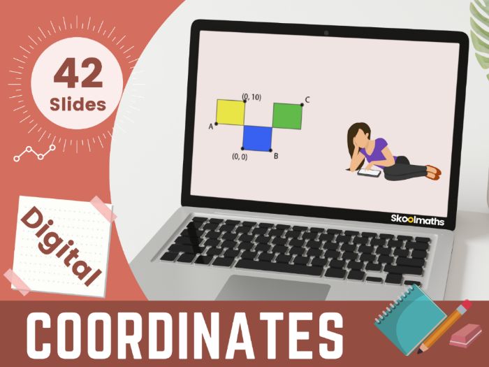 Coordinates KS3 Interactive Digital Maths Lesson And Activities