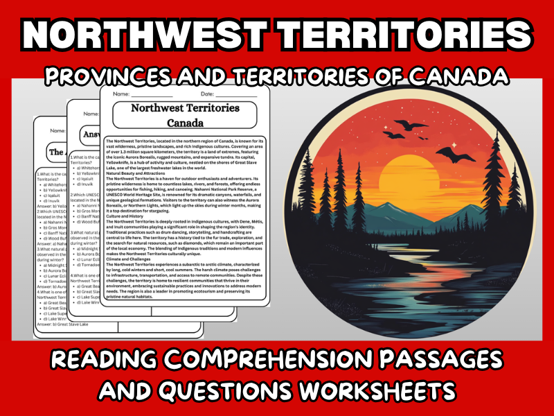 Northwest Territories - Provinces and Territories of Canada Reading ...