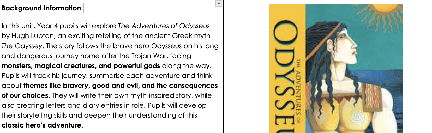 Reading into Writing Unit - Odysseus Y4 | Teaching Resources