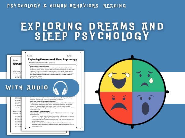 Exploring Dreams and Sleep Psychology -Psychology and Human Behavior ...