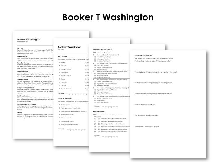 Booker T Washington | Teaching Resources