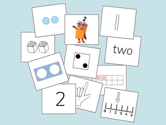 Number Representation Flashcards 1-5 | Teaching Resources
