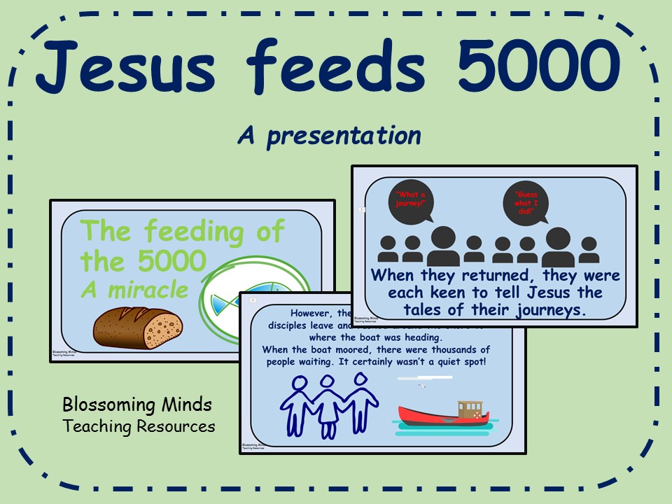Jesus' Miracles - Feeding of the 5000 presentation | Teaching Resources