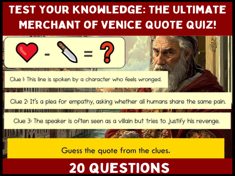 The Ultimate Merchant of Venice Quiz | Test Your Shakespeare Knowledge ...