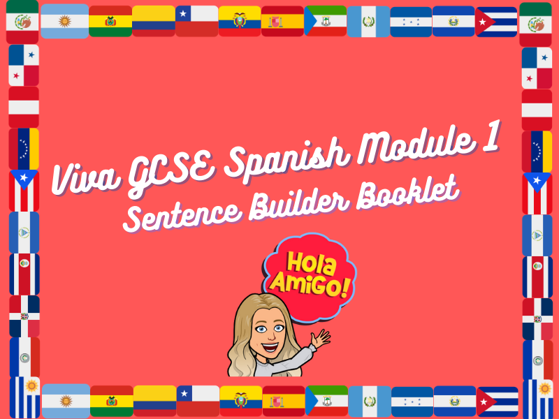 GCSE Spanish Holidays Sentence Builders | Teaching Resources