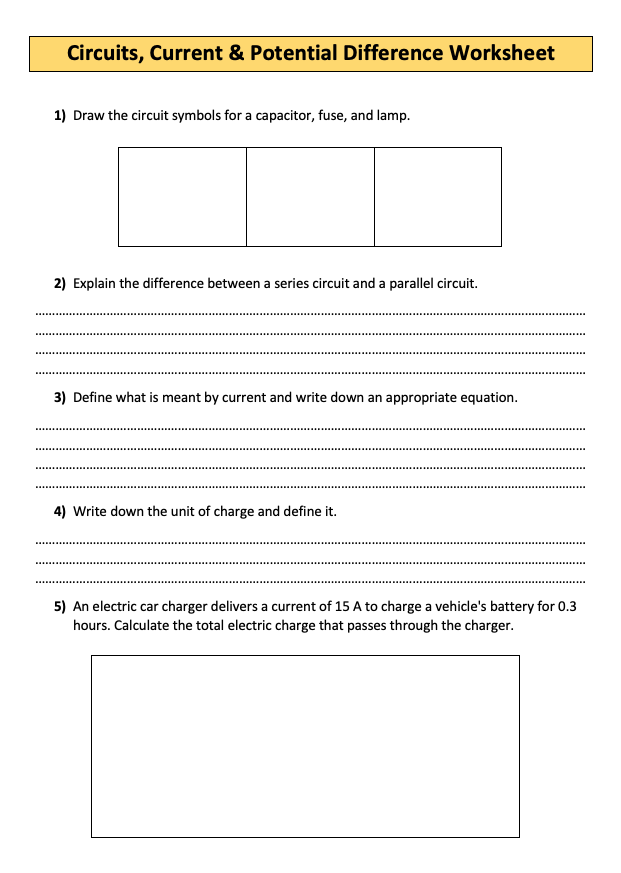 Electrons, Waves & Photons Worksheets - A Level Physics | Teaching ...