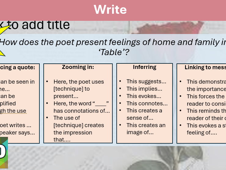 Unseen Poetry NEW JUNE 2025 AQA POEMS | Teaching Resources