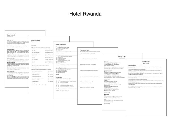 The Movie "Hotel Rwanda" | Teaching Resources