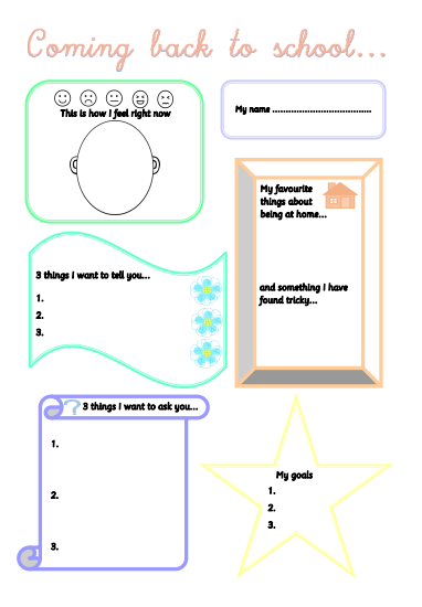 Coming back to school | Teaching Resources