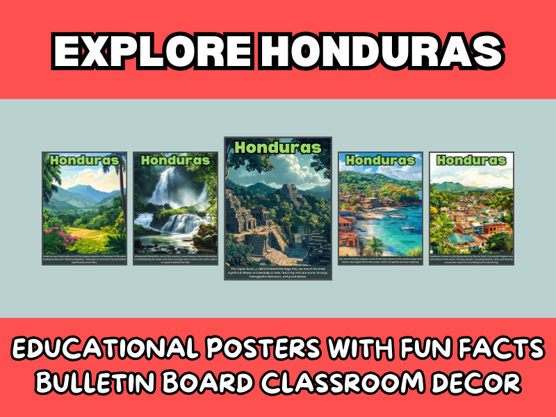 Explore the Countries of North America – Educational Posters with Fun ...