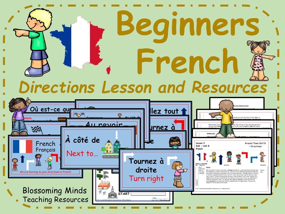 French Lesson And Resources KS2 Directions By Blossomingminds French Lesson And Resources KS2 Directions By Blossomingminds
