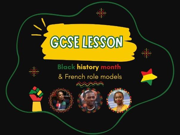 Black History Month - French KS3 and GCSE | Teaching Resources