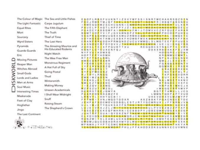 Discworld wordsearch | Teaching Resources