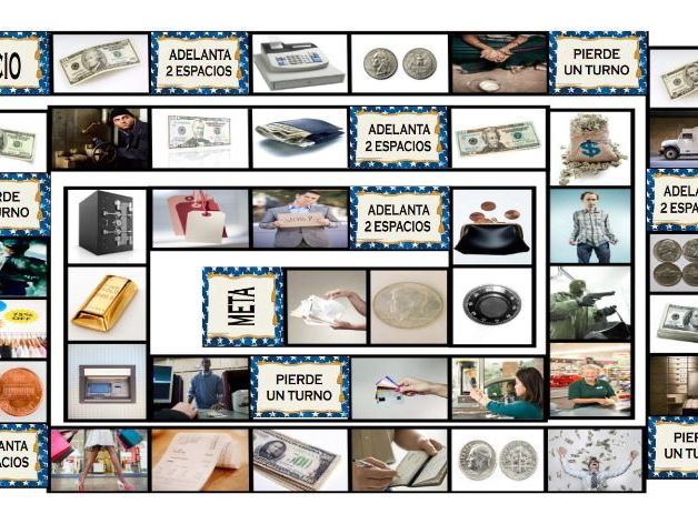 Money and Banking 6 Spanish Photo Game Bundle | Teaching Resources