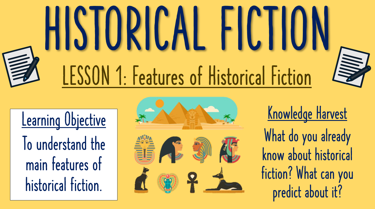 Historical Fiction Writing (Ancient Egypt Focus) - Lessons 1 and 2 ...