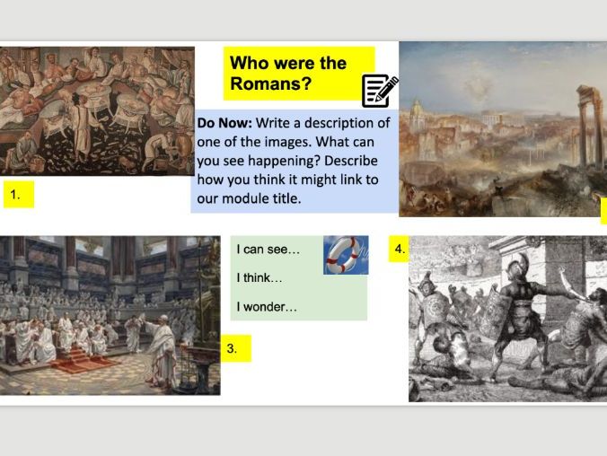 The Fall of Rome - 4 lesson resource pack. Year 6-8 appropriate ...
