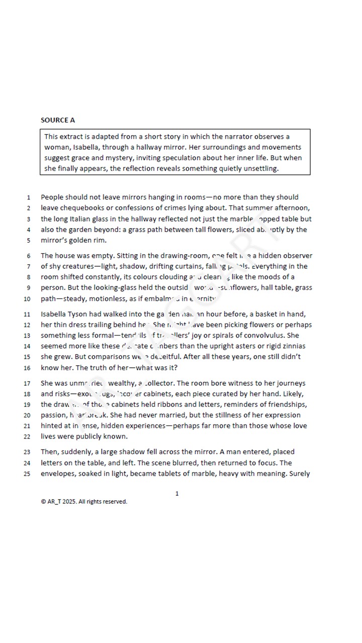 WOOLF- PAPER 1 | 2026 FULL MOCK | Q4 PLAN | Teaching Resources