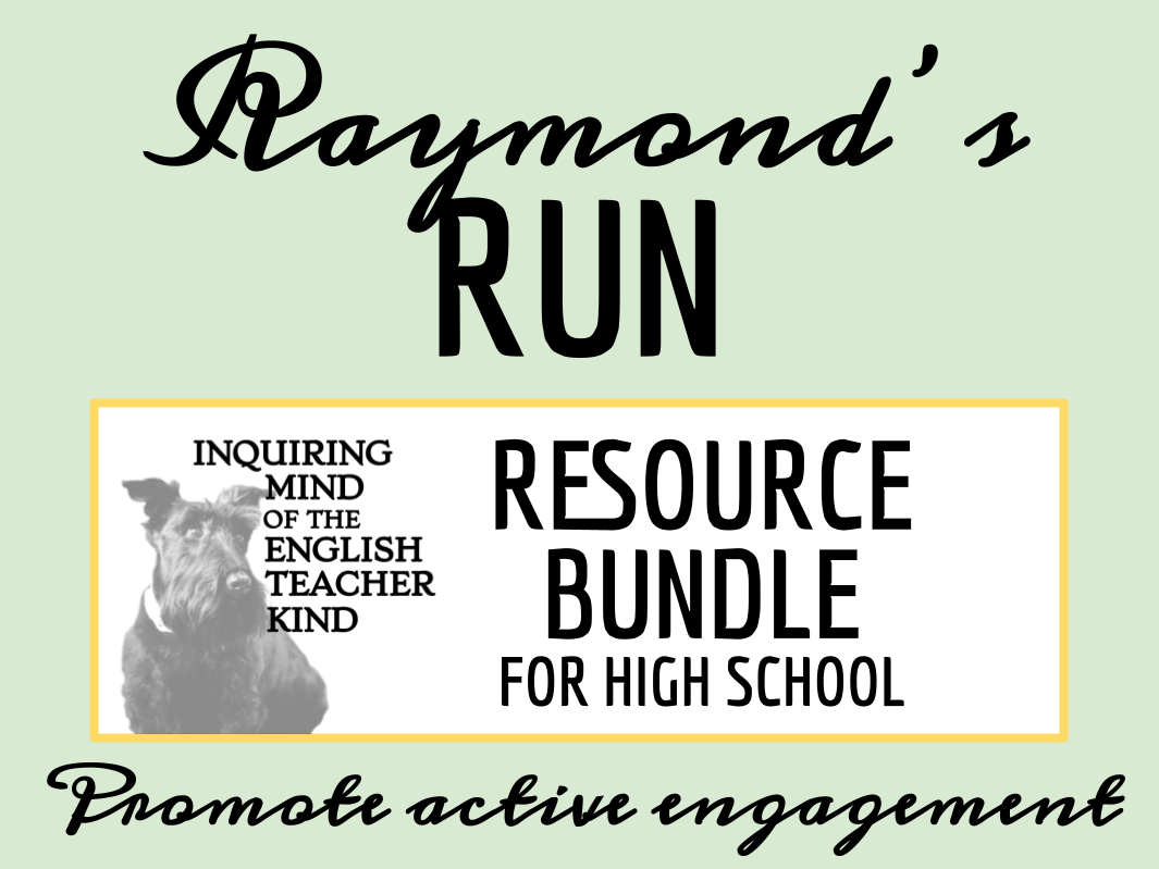 "Raymond's Run" by Toni Cade Bambara Quiz and Close Reading Bundle ...