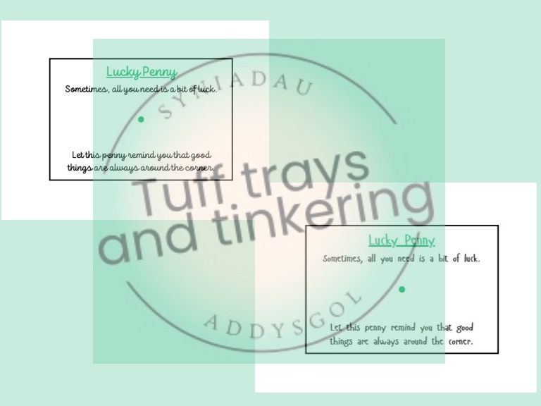 lucky penny homemade gift valentines santes dwynwen eyfs bazzar ps1 ...