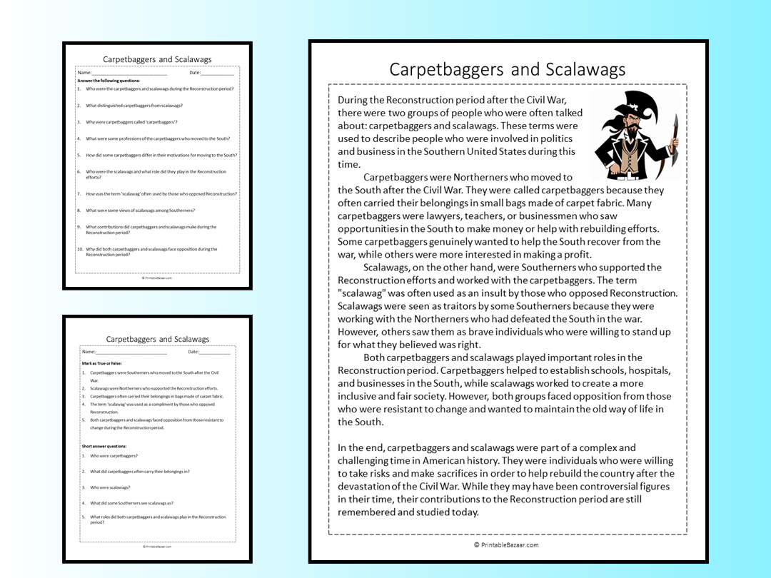 Carpetbaggers And Scalawags 64 Parishes