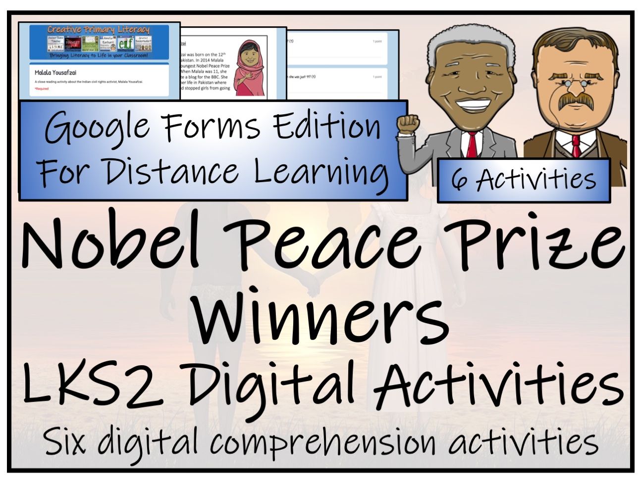 LKS2 Nobel Peace Prize Winners Reading Comprehension Bundle | Digital ...