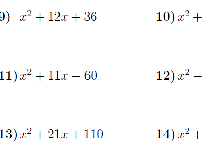 Factorising quadratic expressions with a=1 Bundle | Teaching Resources
