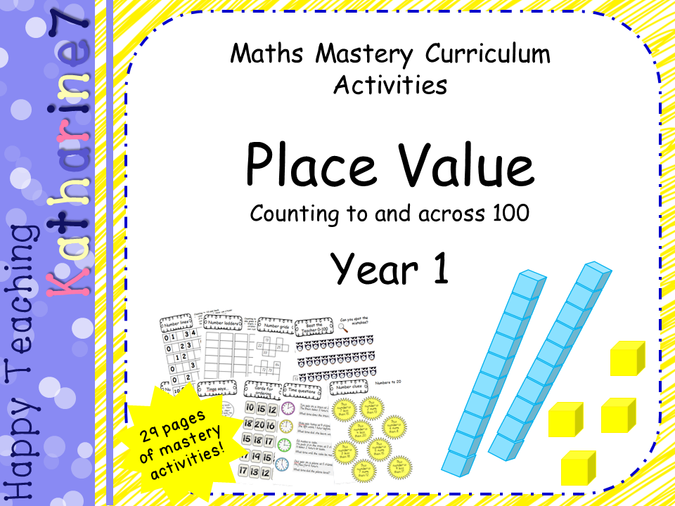 Maths Mastery Place Value Year 1 Counting Forwards And Backwards