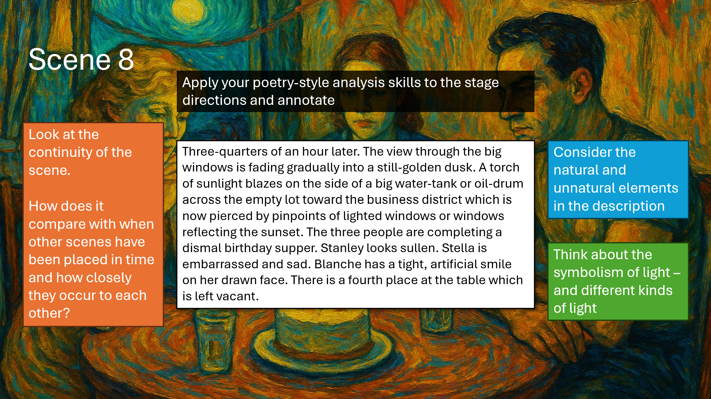 A Streetcar Named Desire: Scene 8 | Teaching Resources