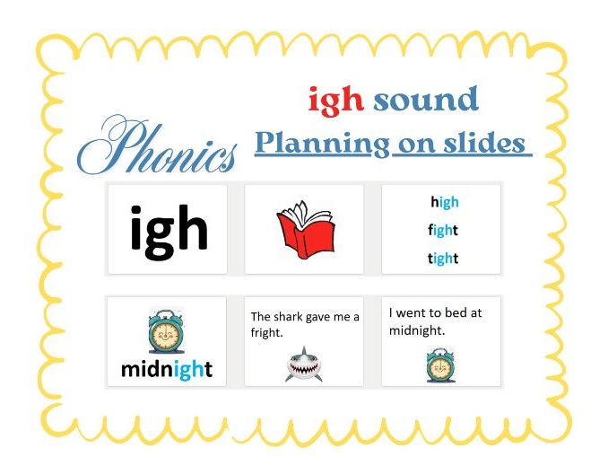 Year 1 Phonics igh sound Full Lesson | Teaching Resources