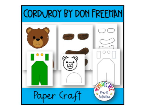 Corduroy Book Activities - Paper Craft | Teaching Resources