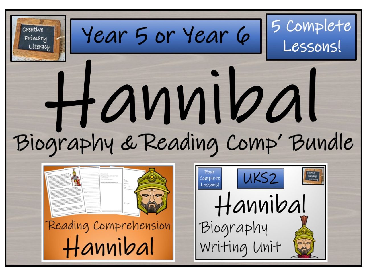UKS2 History - Hannibal Reading Comprehension & Biography Bundle | Teaching Resources