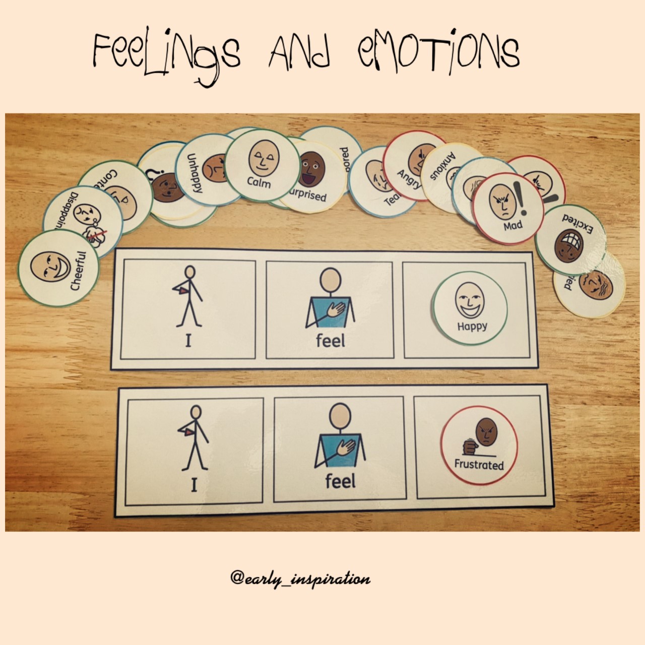 Emotion and feelings Zone of regulation with symbols SEN ASD autism ...