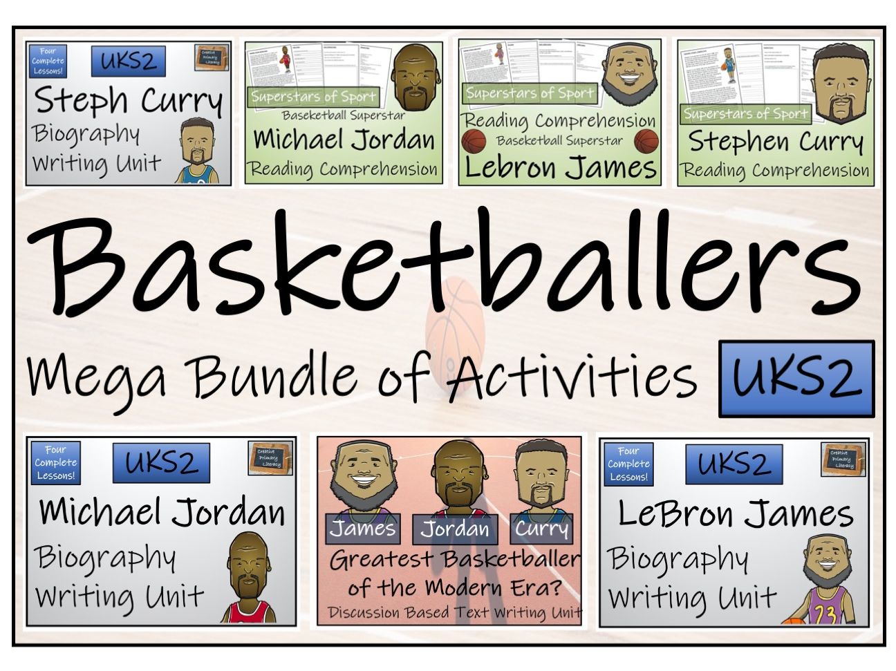 UKS2 Literacy - Famous Basketball Players Reading Comprehension ...