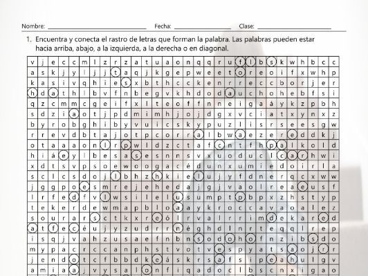 Movement Prepositions Wacky Trails Spanish Worksheet | Teaching Resources