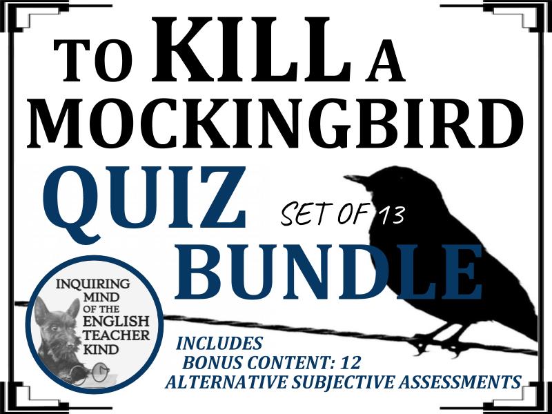 To Kill a Mockingbird Quiz Bundle (Set of 13) | Teaching Resources