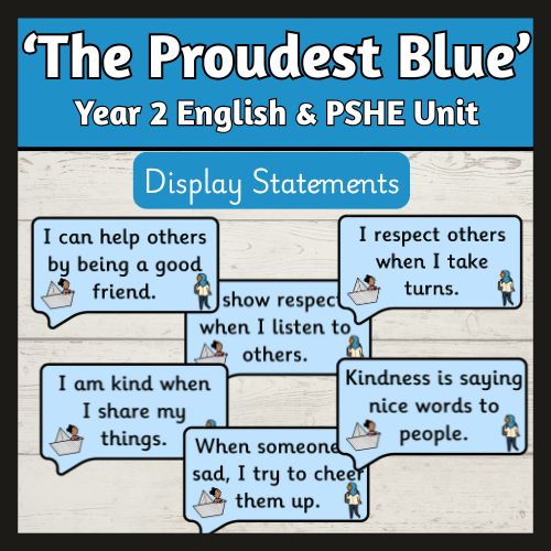 'The Proudest Blue' by Ibtihaj Muhammad Year 2 English and PSHE ...