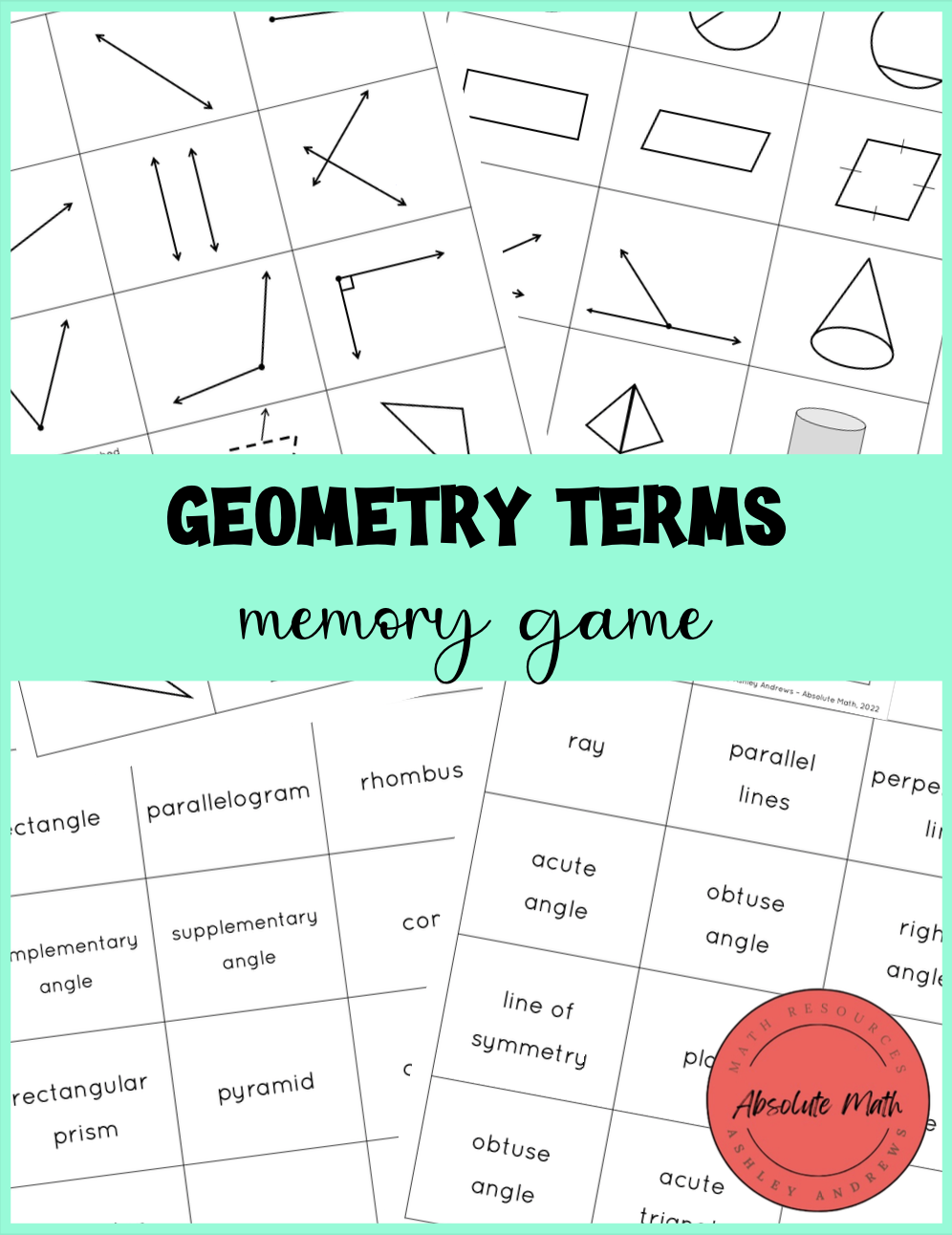 Geometry Memory Game | Teaching Resources