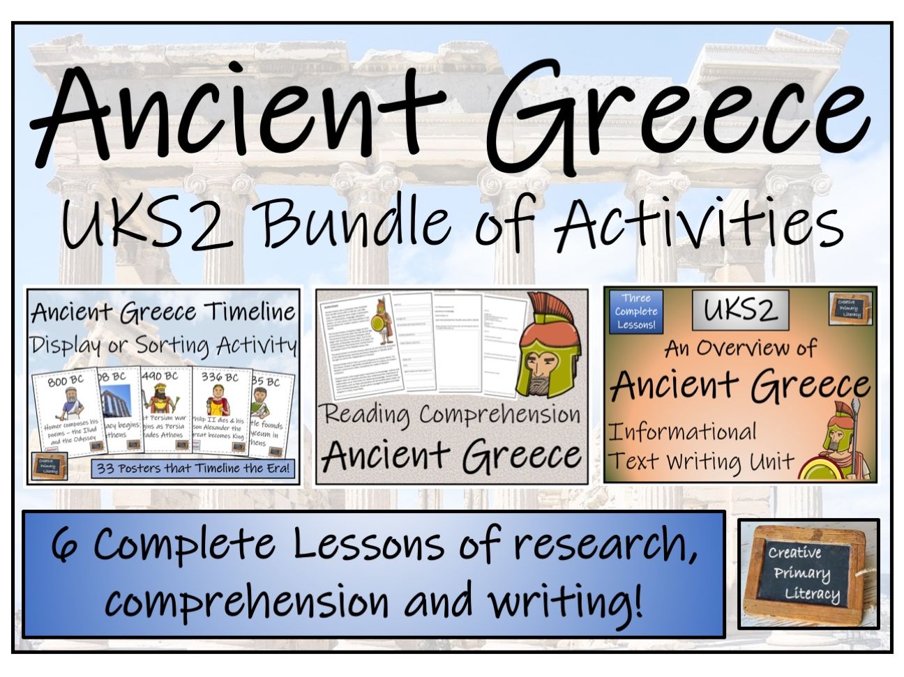 UKS2 Ancient Greece - Display, Research, Reading Comprehension ...