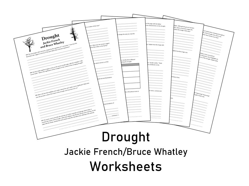 Drought - Jackie French / Bruce Whatley - Worksheets | Teaching Resources