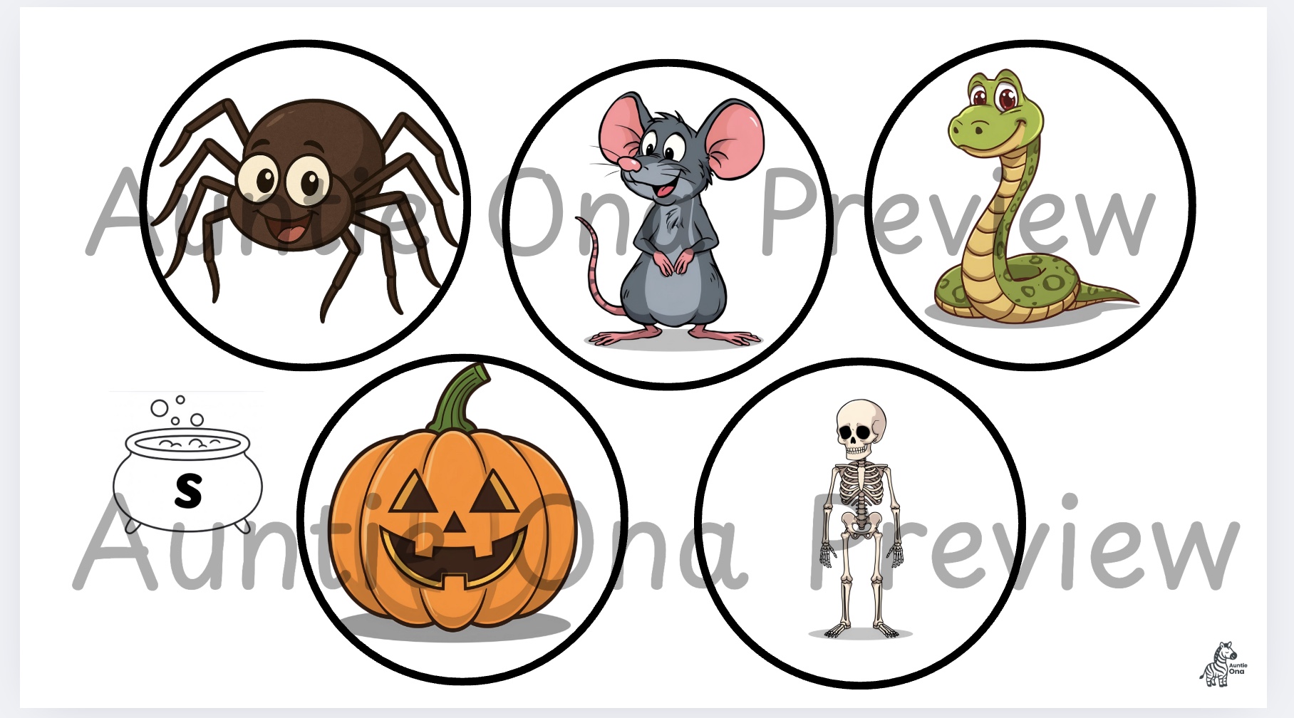 EYFS Reception/Nursery Initial Sound Phonics Phase 2 Spooky Game ...