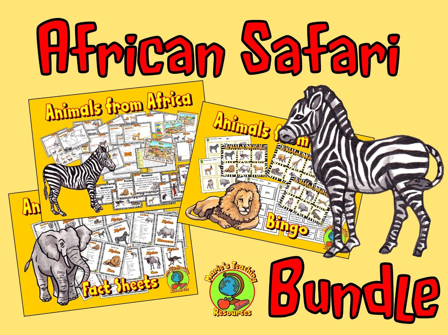 African Safari Bundle | Teaching Resources