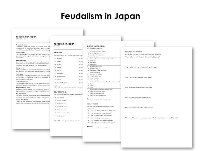 Feudalism in Japan | Teaching Resources