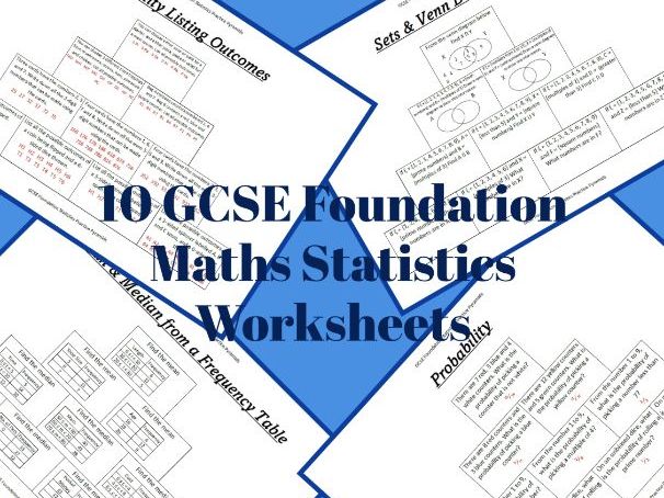 40 GCSE Foundation Maths Practice Pyramid Worksheets | Teaching Resources