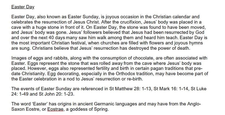 Eastertide, 50 days after Easter: short guide for primary | Teaching ...