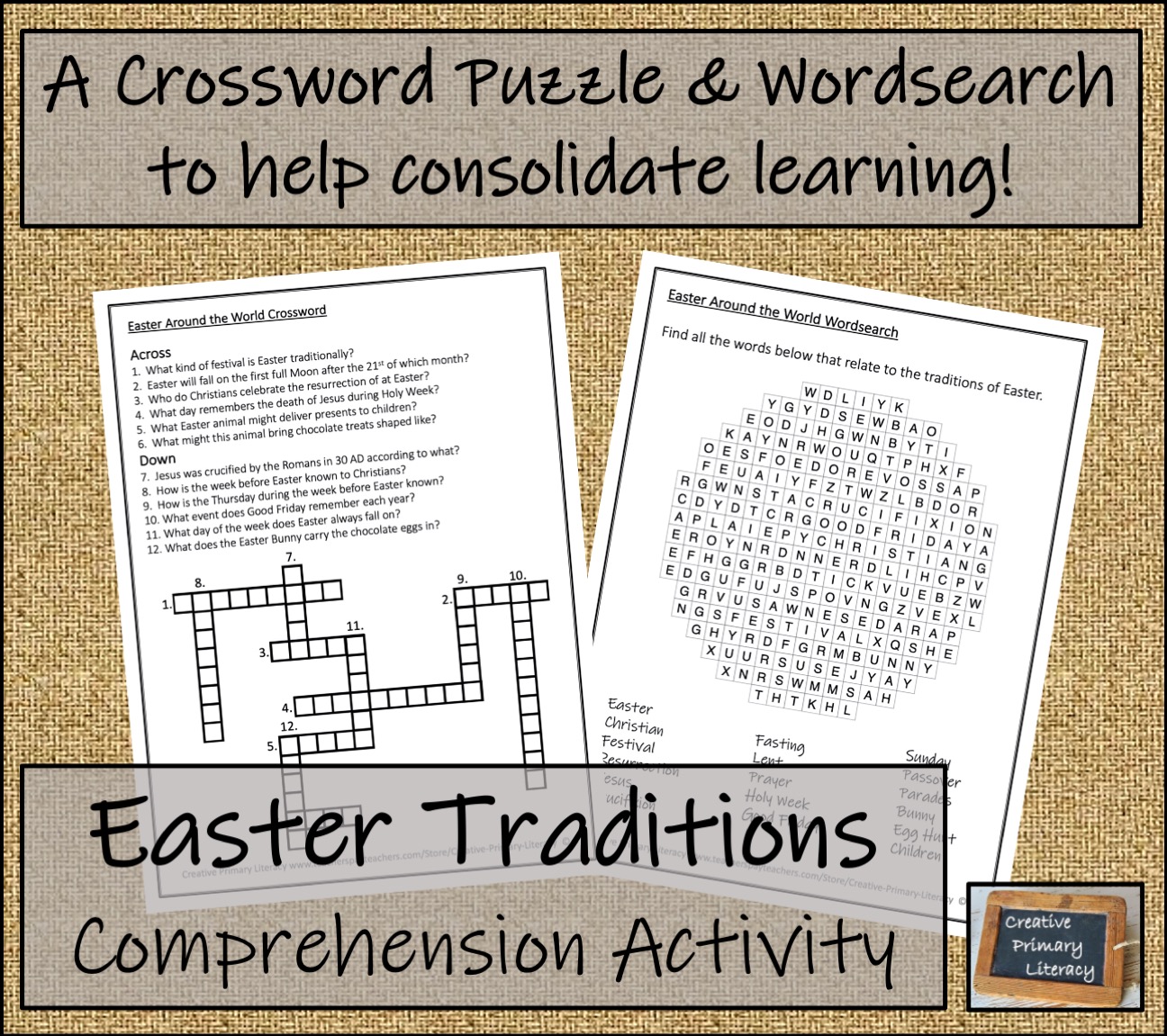 Year 3 Or Year 4 Easter Traditions Reading Comprehension Activity